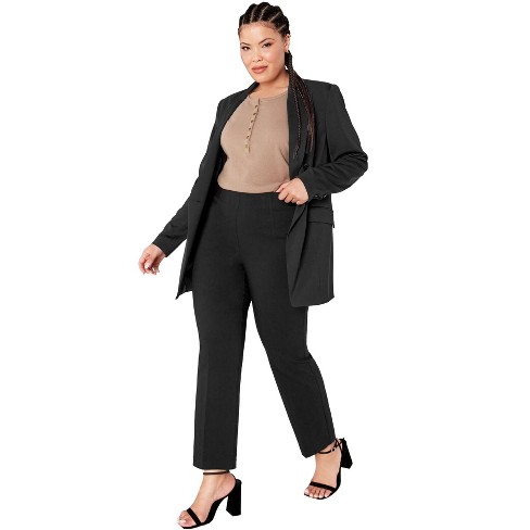 Avenue Women's Plus Size Tall Super Stretch Bootcut Pant : Target