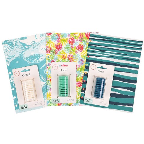 Talia Plastic Discbound Discs And Covers (set 7 (3pk Designs), Junior ...