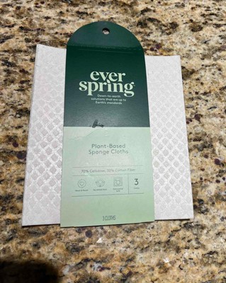 Dish Sponge Cloths - 3ct - Everspring™ : Target