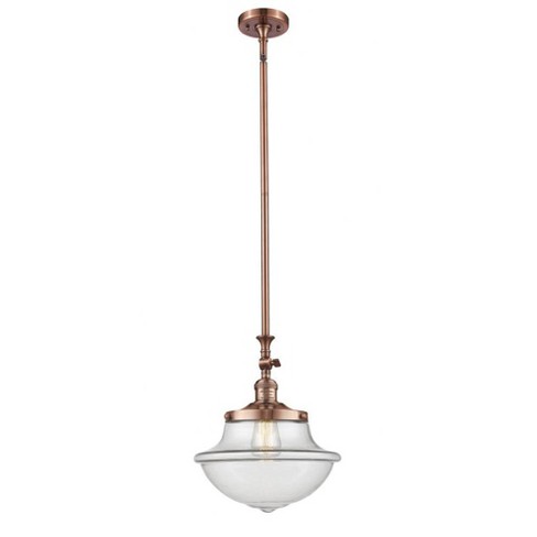Innovations Lighting Oxford 1 - Light Pendant In Antique Copper : Target