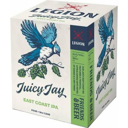 Legion Juicy Jay Ipa Beer - 4pk/16 Fl Oz Cans : Target