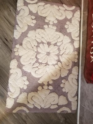 Better Trends Medallion Bath Rug, 100% Cotton, 2 Piece Set (17" X 24 ...