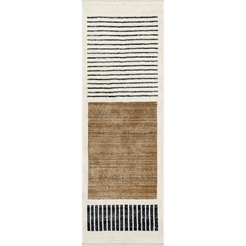 Nuloom Keeva Striped 2x7 Runner Indoor Area Rug For Living Room Bedroom ...
