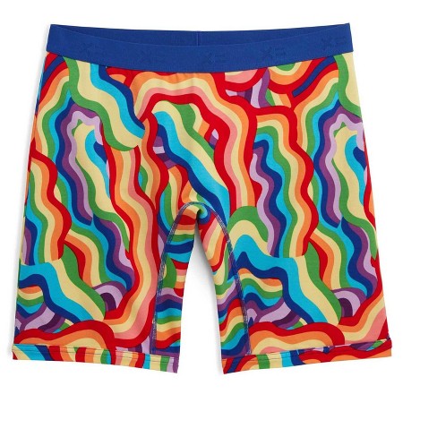 Tomboyx Adult 9" Inseam Boxer Briefs Underwear, Cotton Stretch ...