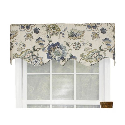 Valdosta Regal Style 3" Rod Pocket Valance 50" X 17" Pompeii By Rlf ...