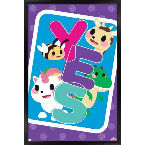 Trends International Adopt Me! - Yes Framed Wall Poster Prints : Target