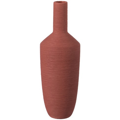 Uniquewise 10" H Decorative Ceramic Urn Vase, Modern Style Centerpiece ...