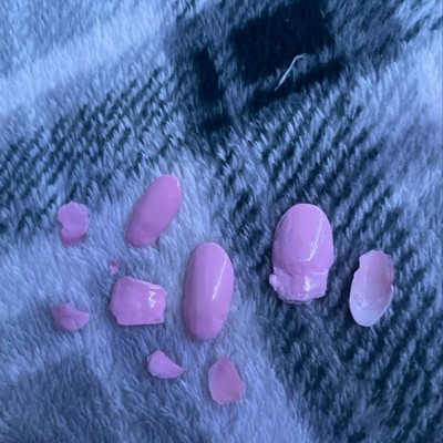 Kiss Acrylic French Manicure Fake Nails Sculpture Kit - Natural - 40ct ...