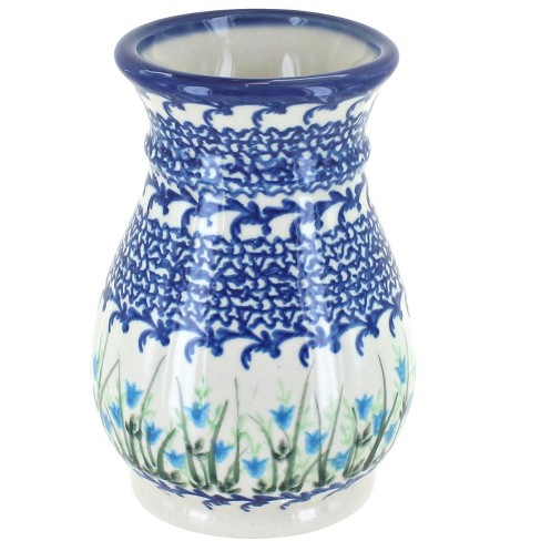 Blue Rose Polish Pottery 216 Vena Small Vase : Target