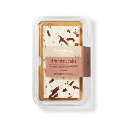 Tiramisu Bar Cake - 25.4oz - Favorite Day™ : Target