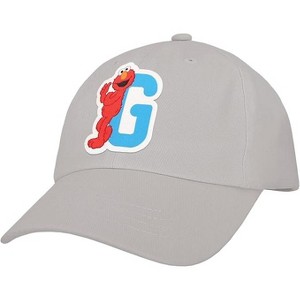 Sesame Street Elmo Kids Toddler Cap with Initial (G) Grey, Toddler Boys ...