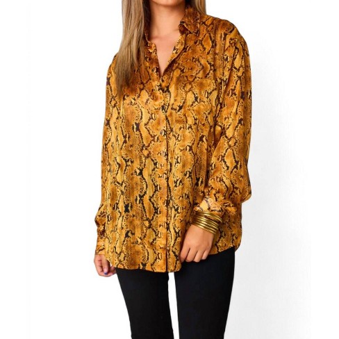 Women's Portia Loose Button Up Top - Buddylove : Target