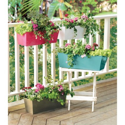 Brylanehome Rectangular Hanging Planter - Pink : Target
