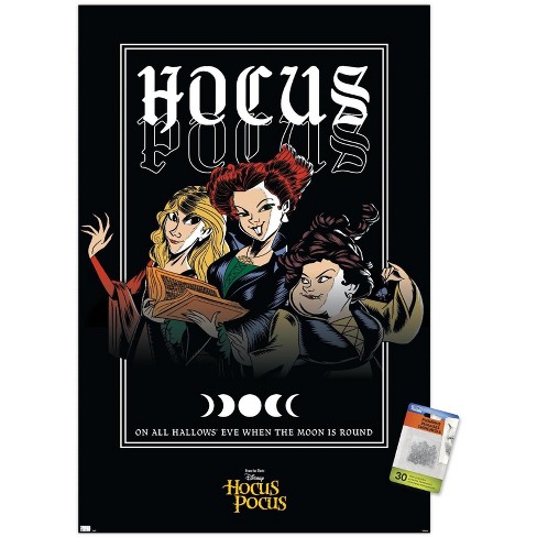 Trends International Disney Hocus Pocus - Moon Unframed Wall Poster ...