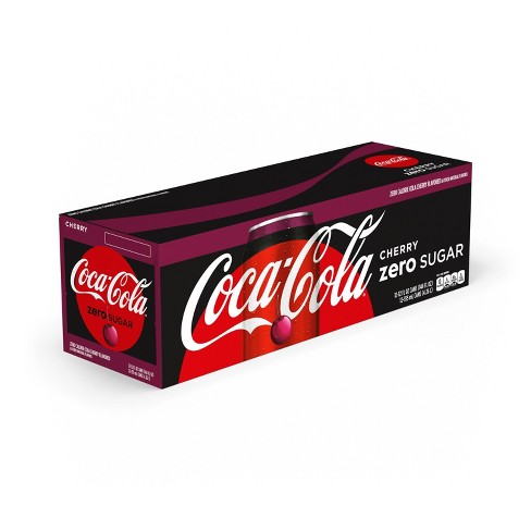 Coca-cola Cherry Zero - 12pk/12 Fl Oz Cans : Target