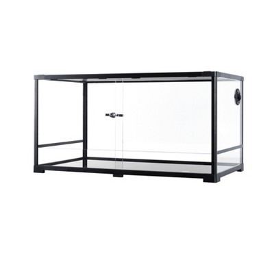 Repti Zoo 50 Gallon Reptile Glass Terrarium With Pvc Background : Target