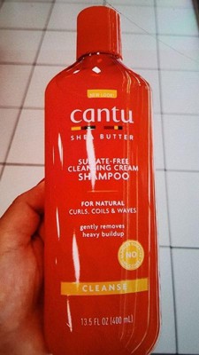 Cantu Shea Butter Natural Hair Cleansing Cream Shampoo - 13.5 Fl Oz ...