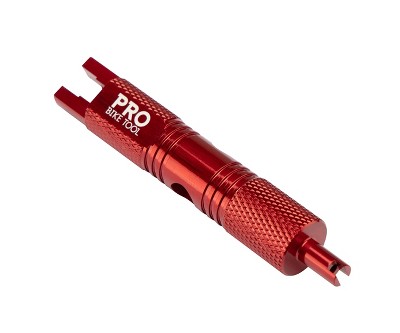 Pro Bike Tool Valve Core Tool For Road Bike And Motorcycle Set-ups, Red ...