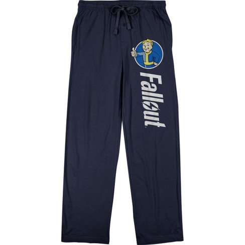 Fallout Vault Boy Logo Men's Navy Sleep Pajama Pants : Target