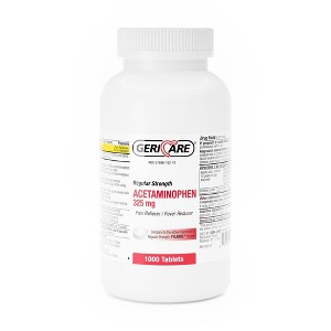 GeriCare Acetaminophen 325 mg Tablets for Temporary Pain and Fever ...