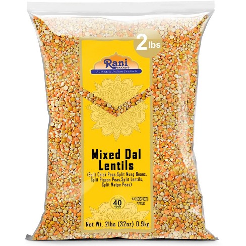 Mixed Dal (5 Split Dals) - 32oz (2lbs) 908g - Rani Brand Authentic ...