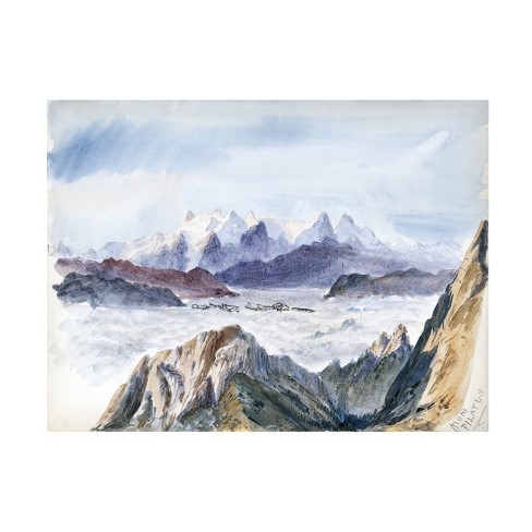 Trademark Fine Art - John Singer Sargent Sargent Mountainous Landscapes ...