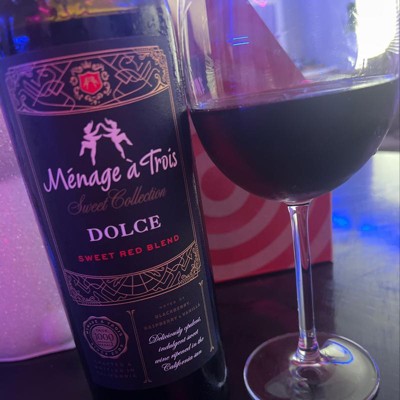 Ménage à Trois Sweet Collection Dolce Red Blend Wine 750ml Bottle