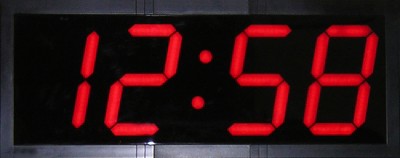 Ivation Large Digital Wall Clock, 48-inch Led Display W/timer - Blue ...