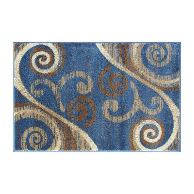 Emma And Oliver 2x3 Modern Cubist Olefin Accent Rug In Gradient Shades ...