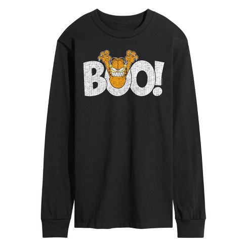 Men's - Garfield - Boo Long Sleeve Graphic T-shirt : Target