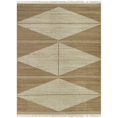 5'3"x7' Maxine Contemporary Geometric Rug Tan - Balta Rugs : Target