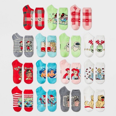 Girls' Disney Princess 6pk Socks - S/m : Target
