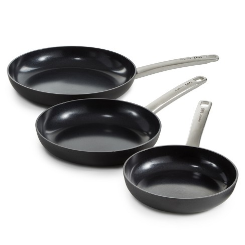 Berghoff Graphite 3pc Non-stick Ceramic Frying Pan/skillet Set ...
