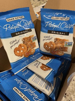 Snack Factory Pretzel Crisps Original Snacks - 10ct : Target