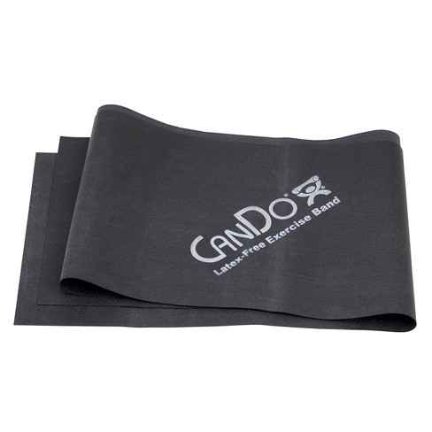 Cando Latex Free Exercise Band - 4' Length - Black - X-heavy : Target