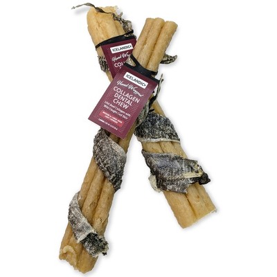 Icelandic+ Beef Collagen Dental Chew Stick Wrapped With Fish 8" Dog ...