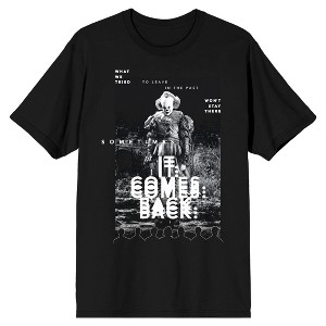 It Chapter 2 It Comes Black Crew Neck Short Sleeve Women's Black T ...