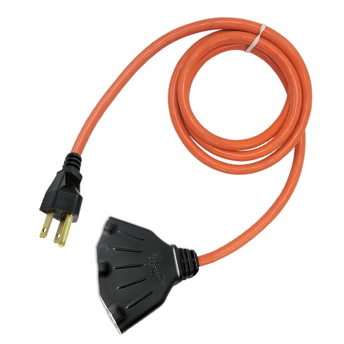 Projex Indoor 10 Ft. L Orange Extension Cord 14/3 : Target