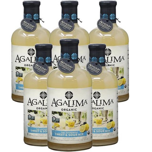 Agalima Organic Authentic 6 Pack Sweet & Sour Mix - All Natural, 1 ...