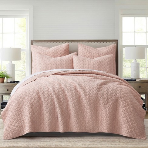 Rowan Blush King Quilt Set- Homthreads By Levtex Home : Target