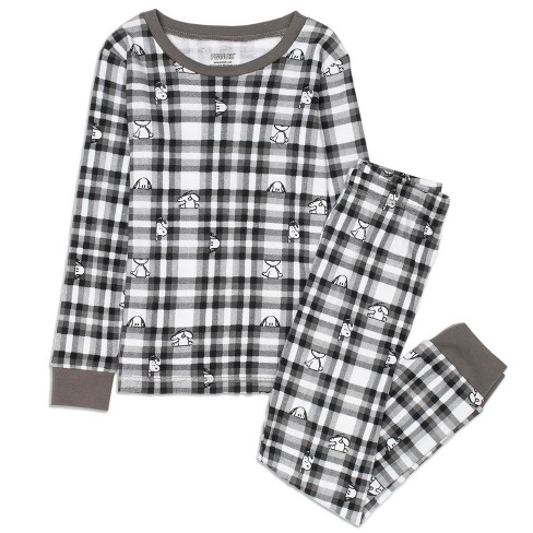 Toddler Boys Girls Snoopy Family Matching Pajamas Sleepwear 2-piece Sets For Christmas With ...