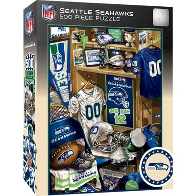 Masterpieces 500 Piece Puzzle - Seattle Seahawks Locker Room - 15"x21 ...