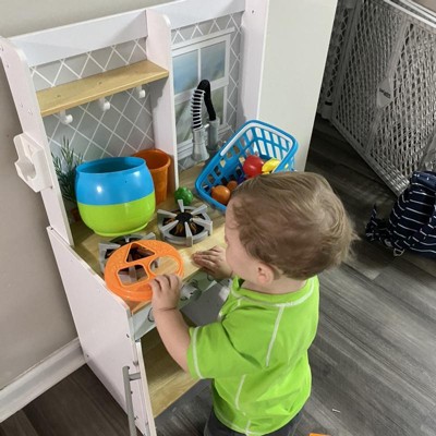 Kidkraft Let's Cook Wooden Play Kitchen : Target