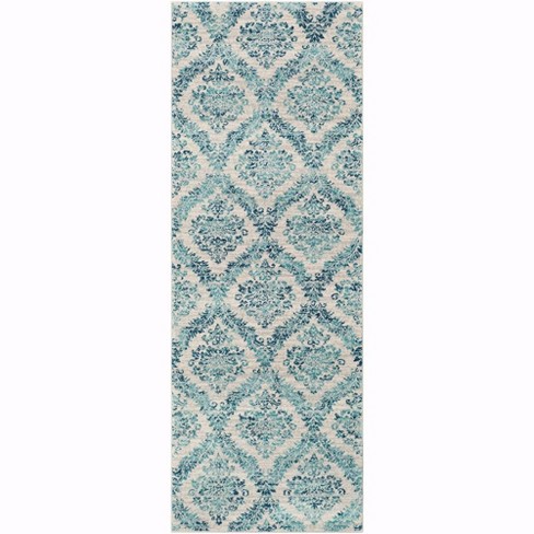 Mark & Day Bellburns 2'7"x7'3" Runner Tufted Indoor Area Rugs Teal : Target