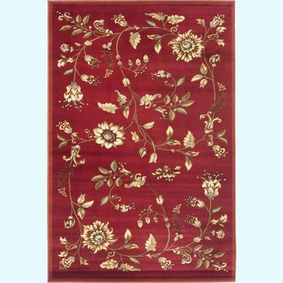 Lyndhurst Lnh552 Power Loomed Accent Rug - Red/multi - 3'3"x5'3 ...