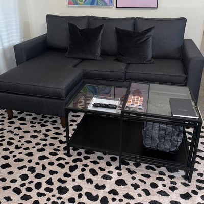 Daffodil Leopard Print Woven Rug - Threshold™ : Target