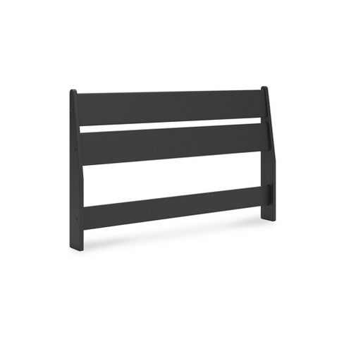 Signature Design By Ashley Socalle Full Panel Headboard In Matte Black Finish : Target