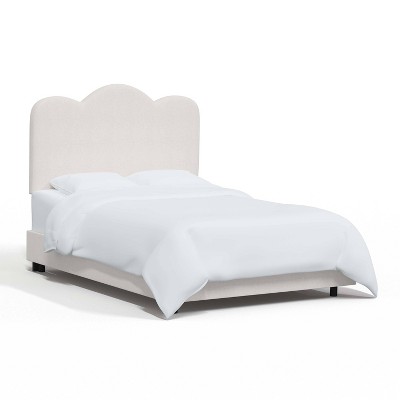 Full Lizzie Platform Bed In Textured Linen Zuma Linen - Threshold™ : Target