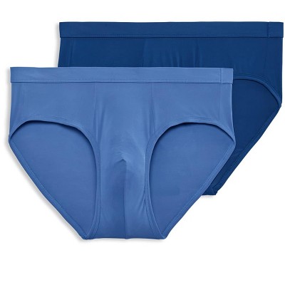 Jockey Men's Elance Microfiber String Bikini - 2 Pack Xl Ocean Blue ...