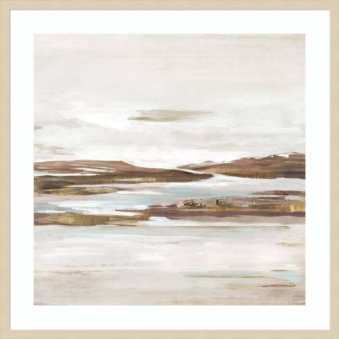 Amanti Art Abstract Tides Of The Coast Ii By Lera Wood Framed Wall Art ...